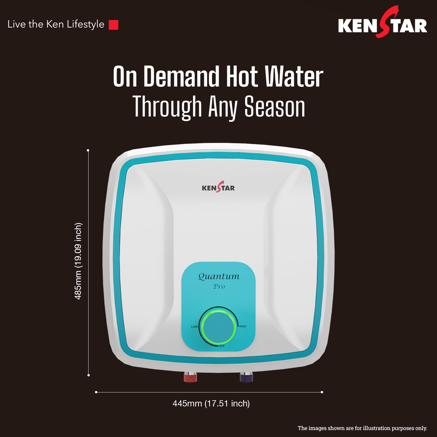 Quantum Pro 25L Storage Water Heater – Kenstar Store