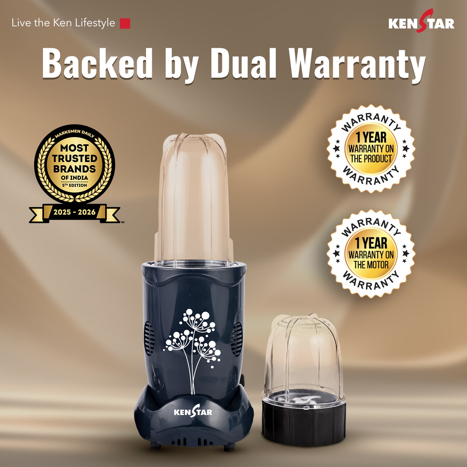 Nutrino Blender 350 W Mixer Grinder – Kenstar Store